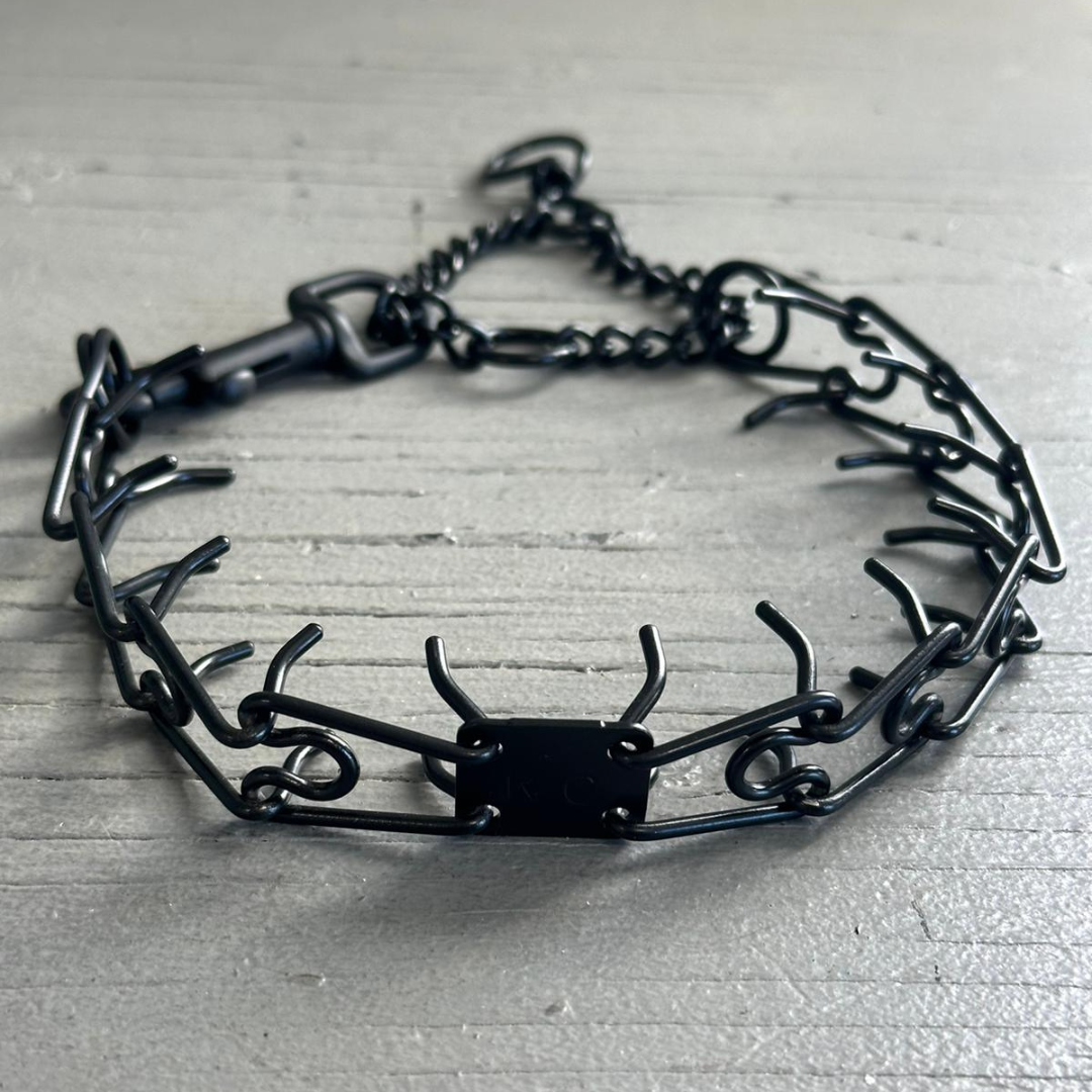All About Black Prong Collars – Kimberland Collars